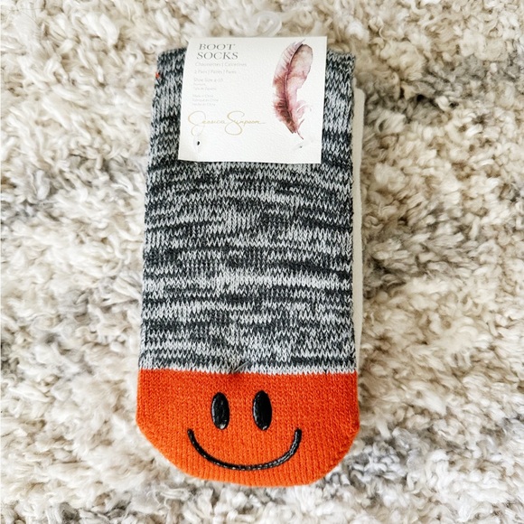 Jessica Simpson | Accessories | New Jessica Simpson Smiley Boot Socks ...